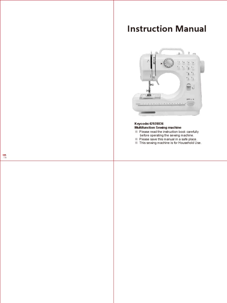 Mini Sewing Machine | PDF | Sewing Machine | Sewing