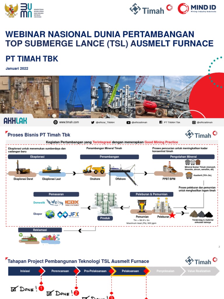 Presentasi Webinar Nasional Pertambangan TSL Ausmelt 20220103 | PDF