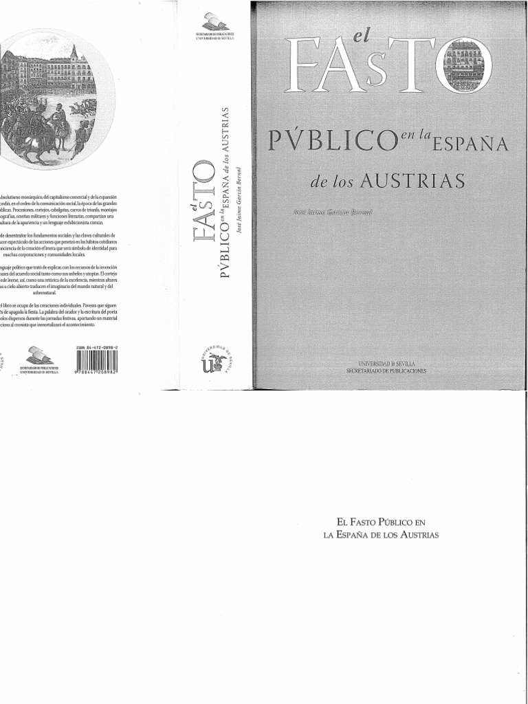 El Fasto Publico en La España de Los Austrias PDF | PDF