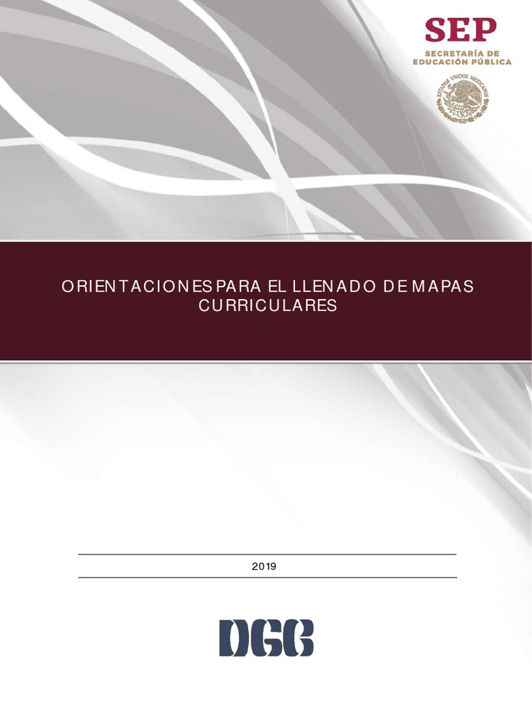 Orientaciones para El Llenado de Mapas Curriculares | PDF | Plan de estudios | Ciencias Sociales
