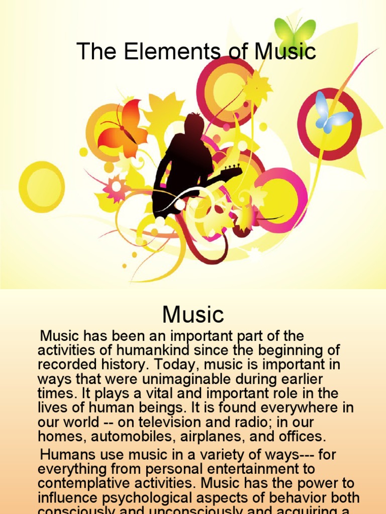 Elements of Music - PPT Overview | PDF | Musical Instruments | String ...