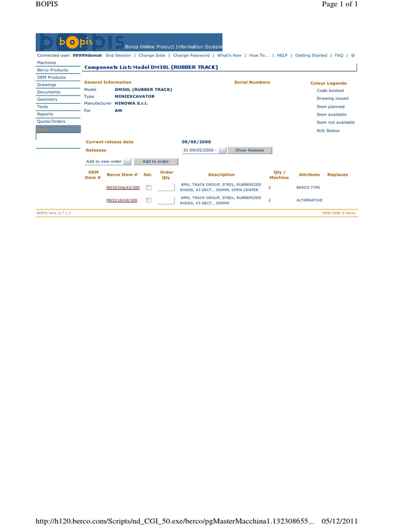 DM30L Rubber Track | PDF | Computing | Software
