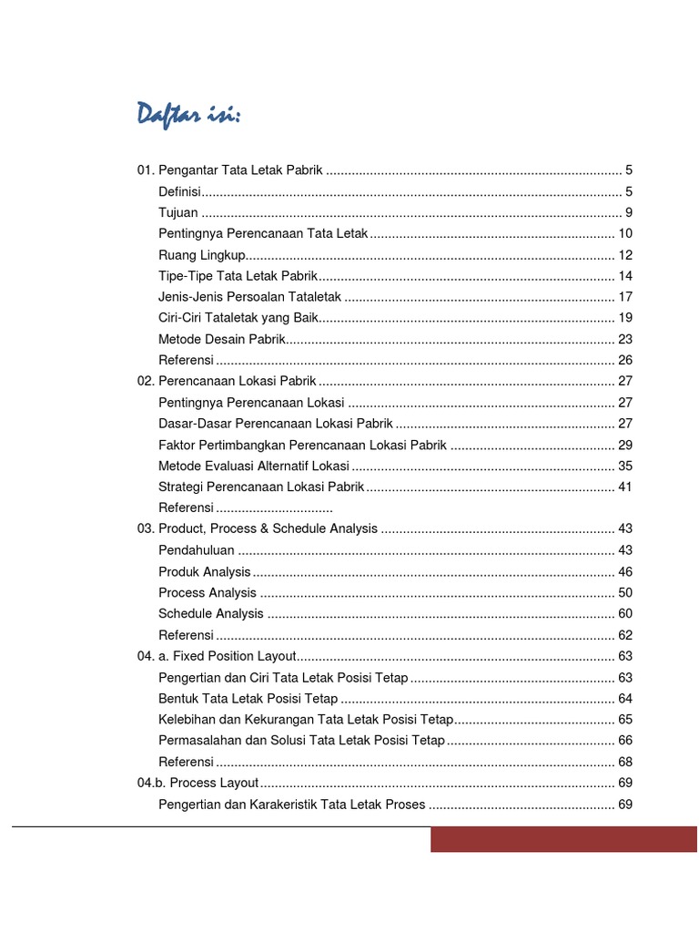 Perancangan Tata Letak Pabrik Modern | PDF