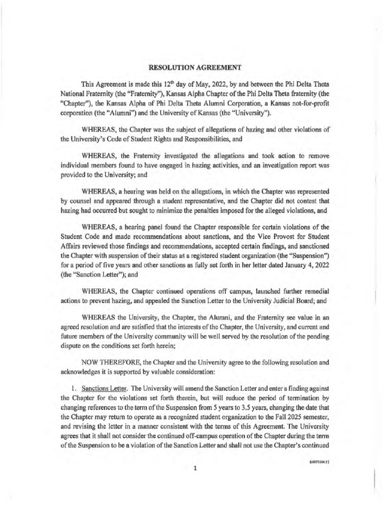 KU Letter | PDF