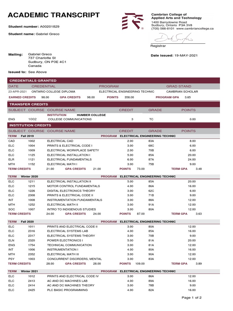 Greco, Gabriel | PDF | Engineering | Electrical Engineering