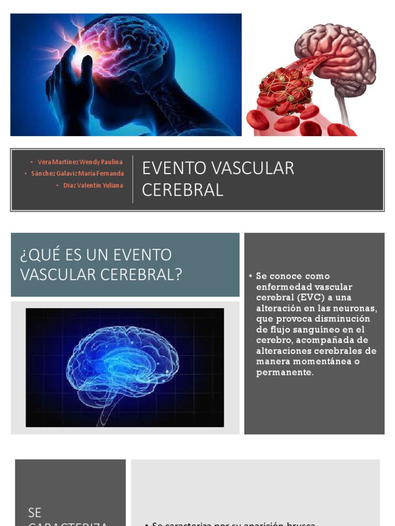 Tipos y síntomas del EVC | PDF | Carrera | Medicina CLINICA