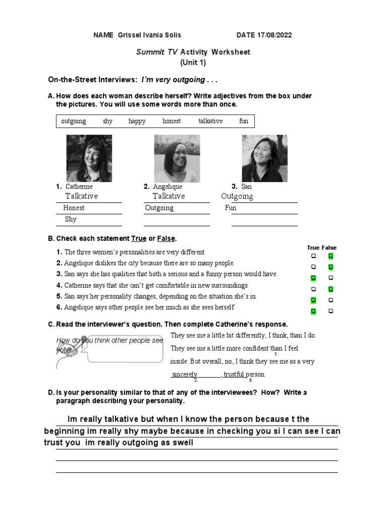 Worksheet Videosession Aug17th | PDF