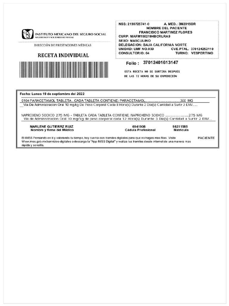 Rec Eta Medicai Mss | PDF