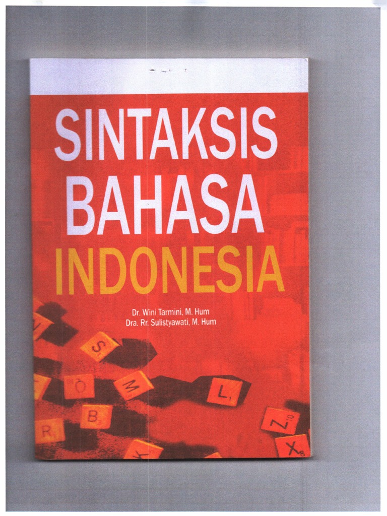 Sintaksis Bahasa Indonesia | PDF