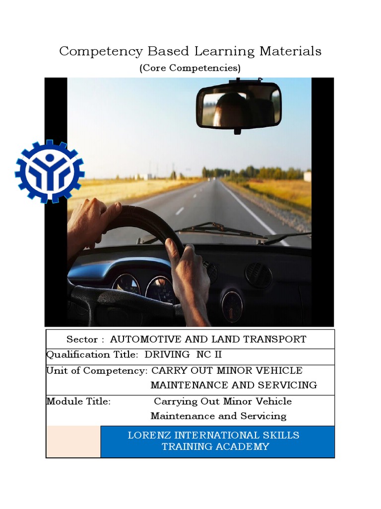 Minor Vehicle Maintenance Training Module | PDF | Waste Management | Waste