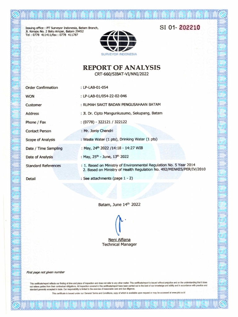 LP-LAB-01-054, May RSBP | PDF