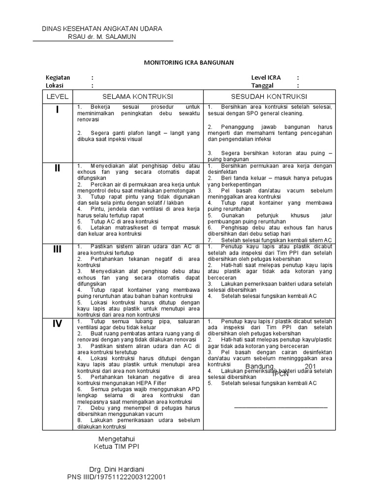 Monitoring Icra Bangunan | PDF