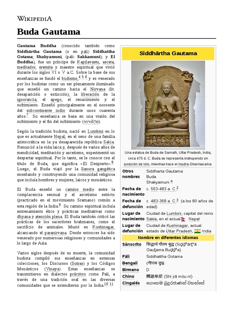 Buda Gautama | PDF | Gautama Buddha | Textos Budistas