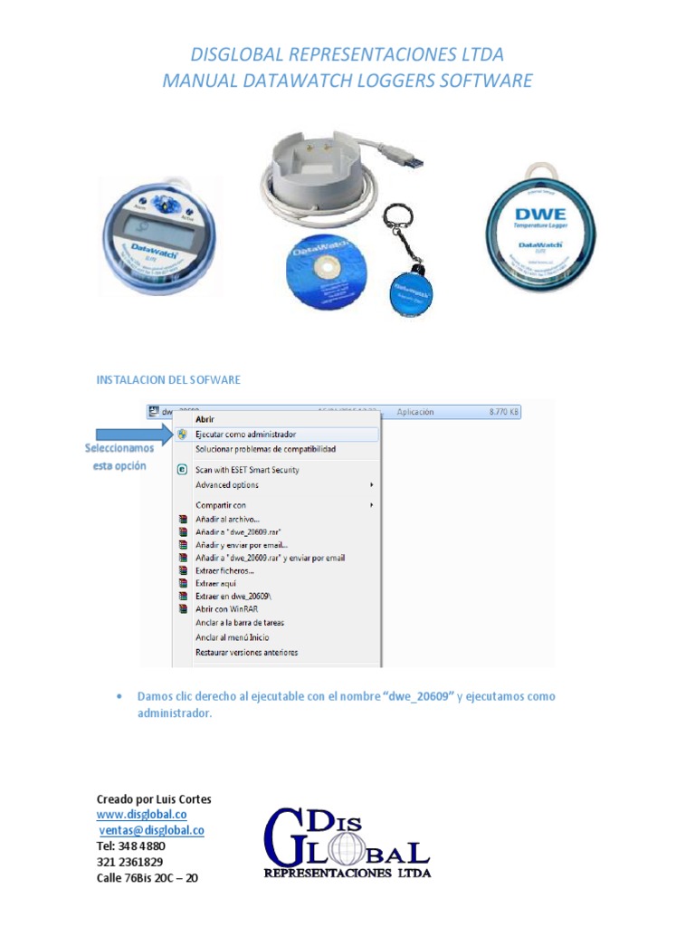 Instalacion Del Sofware Datawatch Elite | PDF | Software | Arquitectura ...