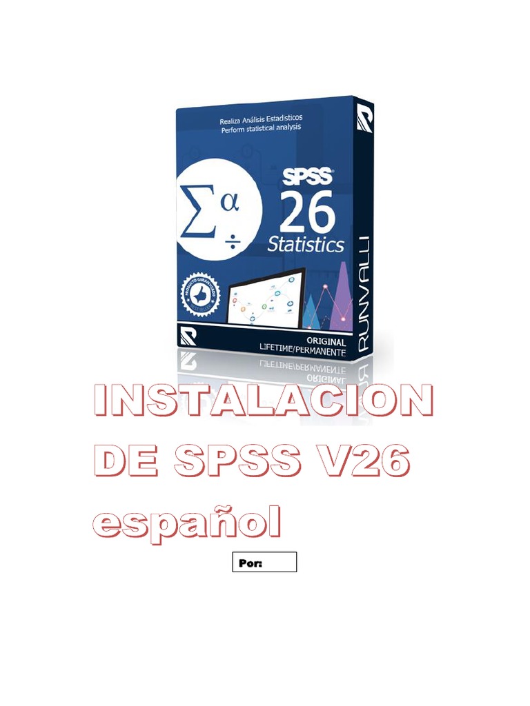 INSTALACION DEL SPSS 26 y CRACK | PDF