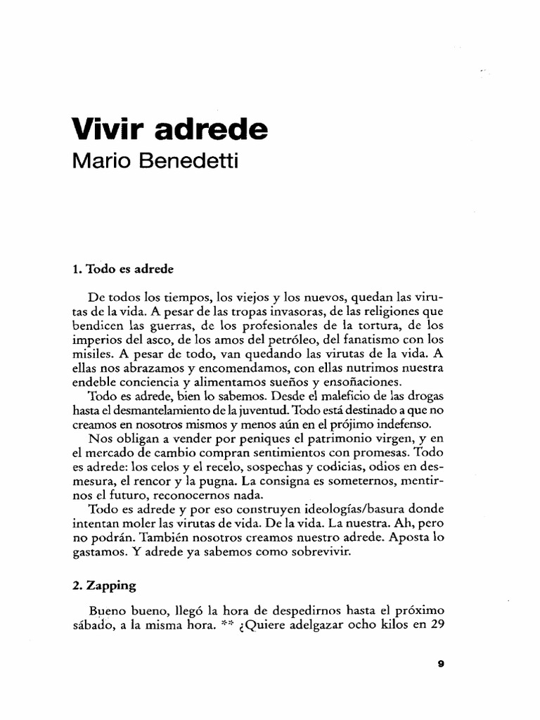 Vivir Adrede 0 | PDF | Sobrenatural