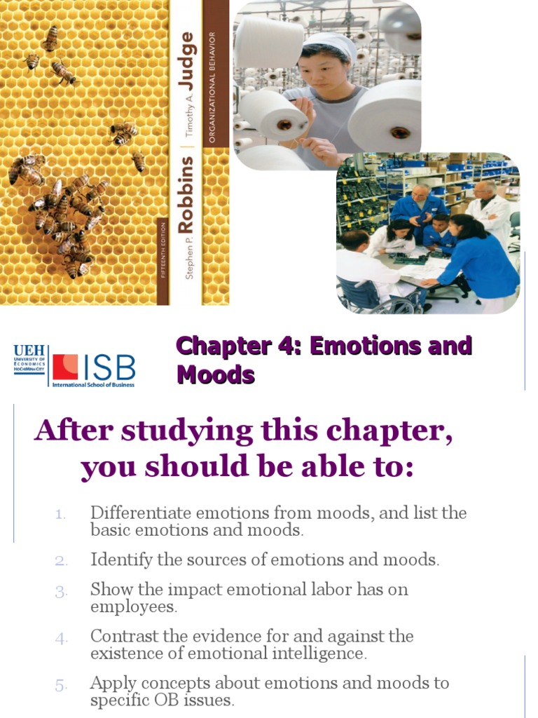 Chapter 4 Emotions and Moods | PDF | Mood (Psychology) | Mental Health