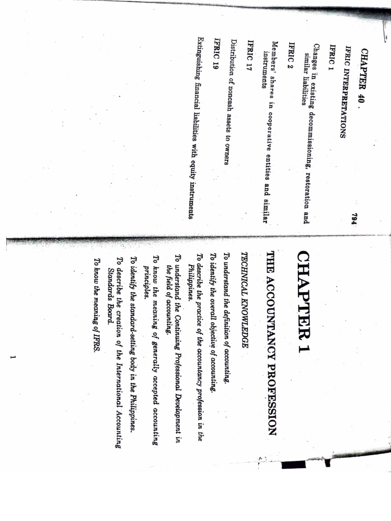 Cfas Chapter 1 | PDF