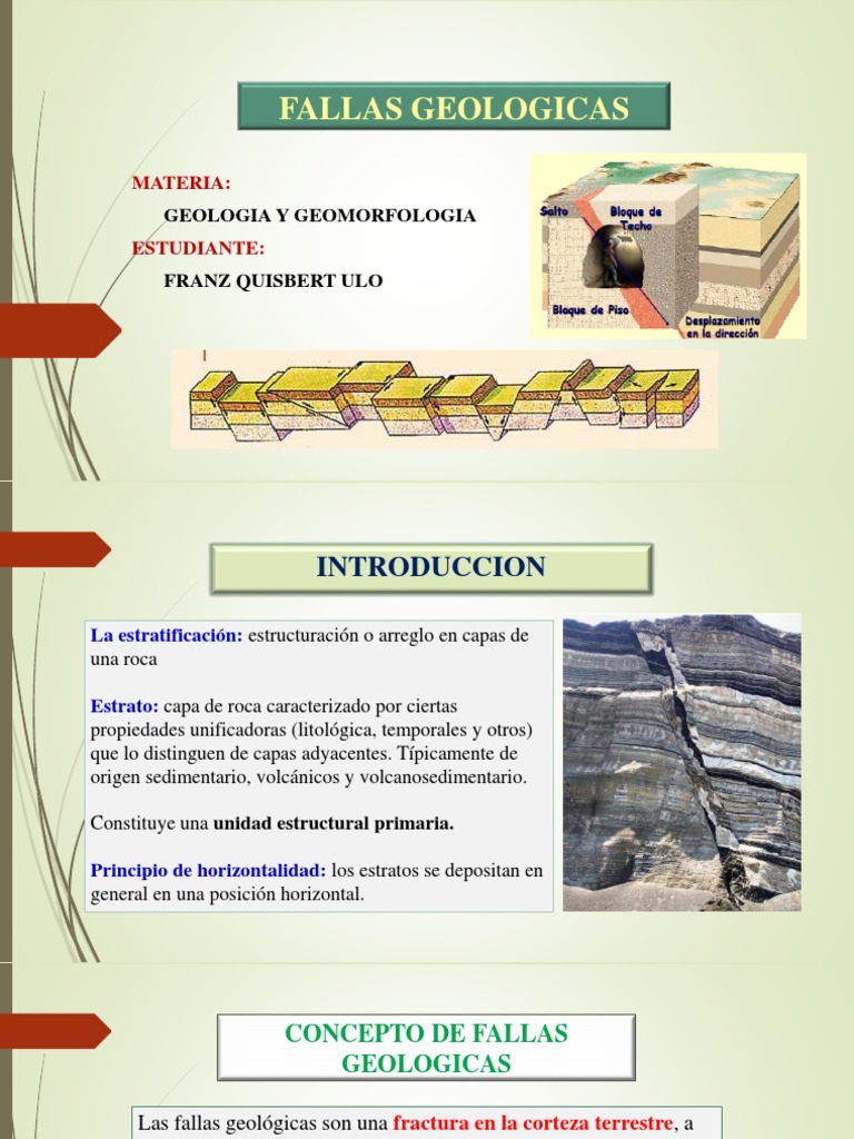 Fallas Geologicas | PDF | Falla (geología) | Temblores