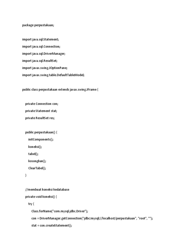 kODING Perpustakaan | PDF | String (Computer Science) | Computing