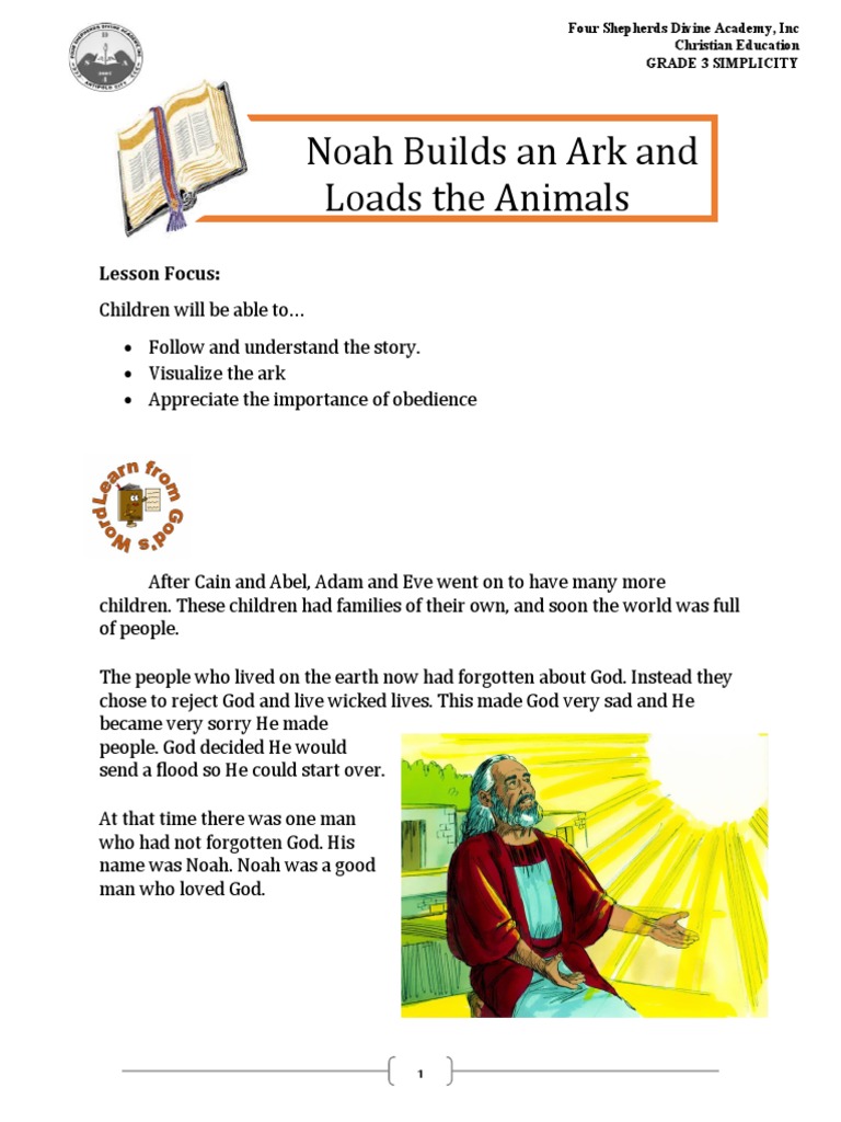 Noah | PDF | Noah's Ark | Genesis Flood Narrative