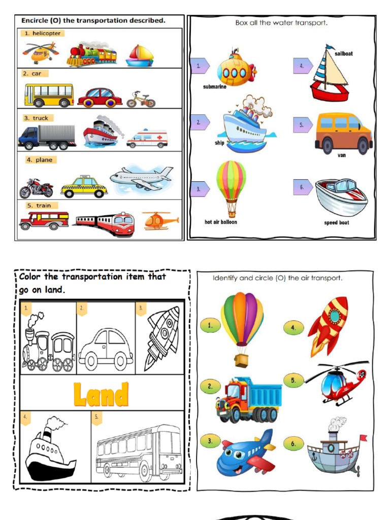 Types of Transportation | PDF