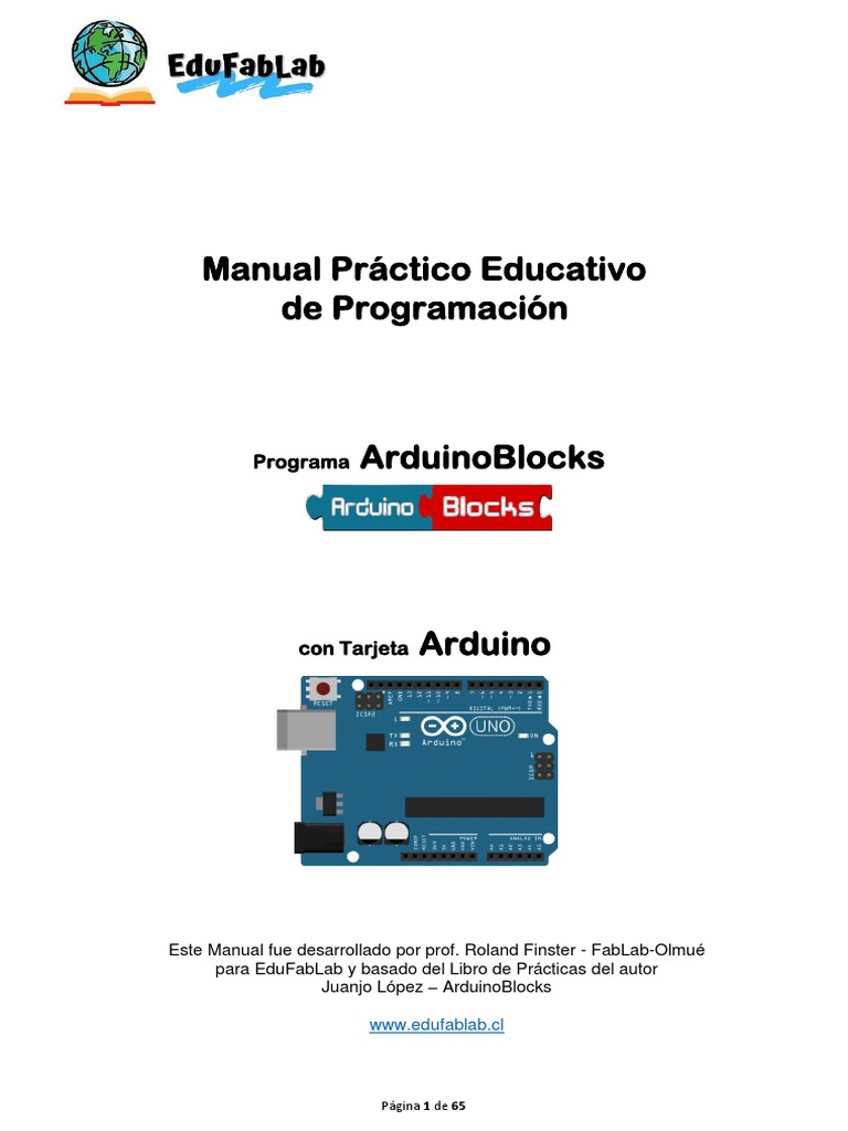 Libro Arduinoblocks Arduino 1 | PDF | Relé | Diodo emisor de luz