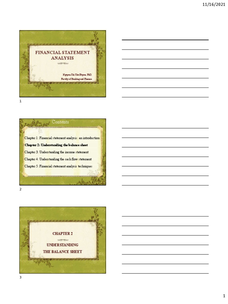 Chapter 2 Balance Sheet | PDF | Goodwill (Accounting) | Balance Sheet