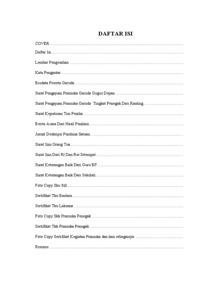 Daftar Isi | PDF | Pengelolaan Keuangan & Uang