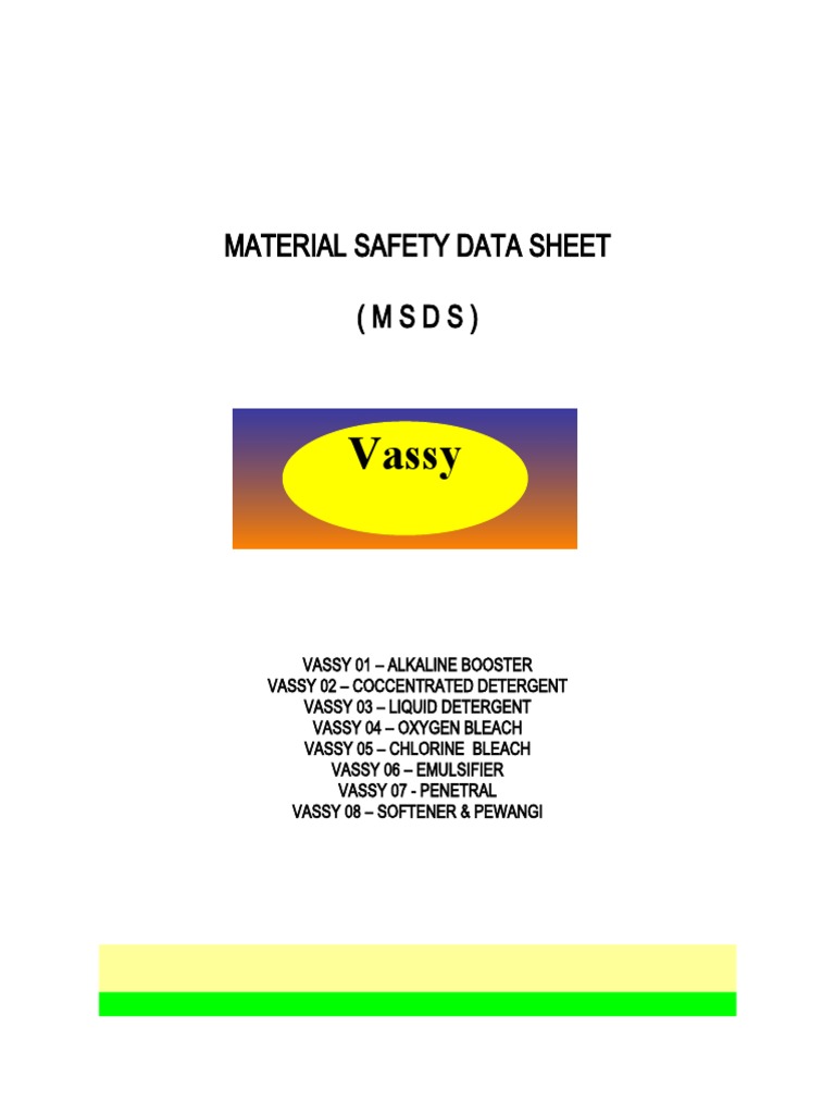 MSDS | PDF
