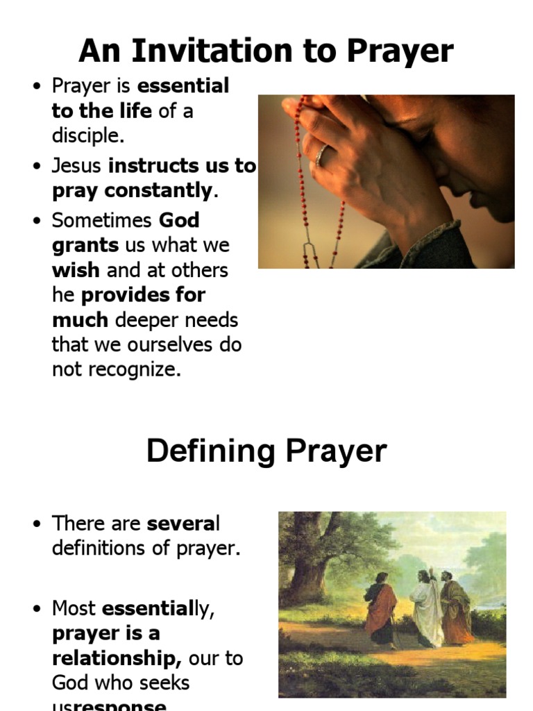 Cle Lesson 1 Prayer | PDF | Prayer | Lord's Prayer