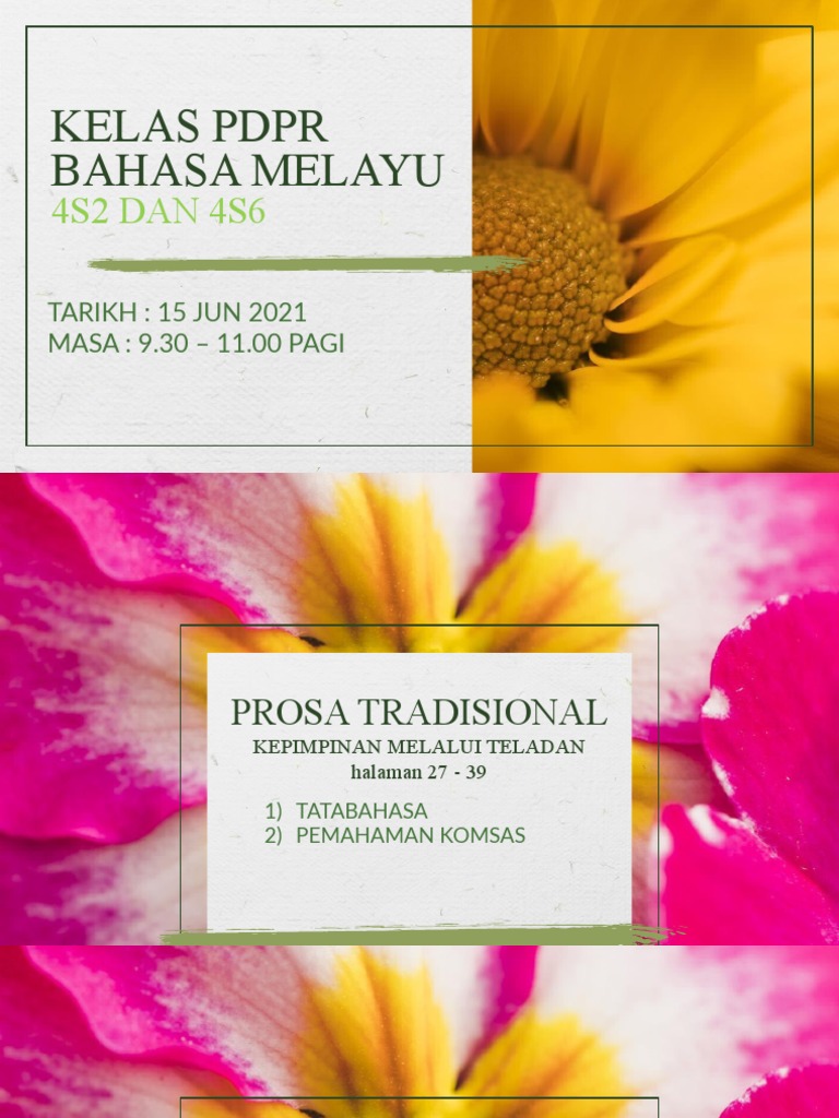 (Guru) Prosa Tradisional Kepimpinan Melalui Teladan | PDF