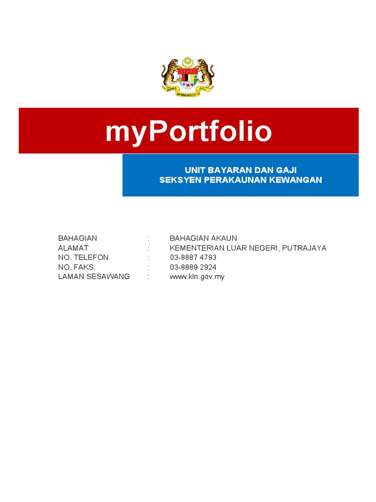 MyPortfolio - W29 - Unit Gaji Bayaran - Mohd Saiful Rizal Bin Razali | PDF