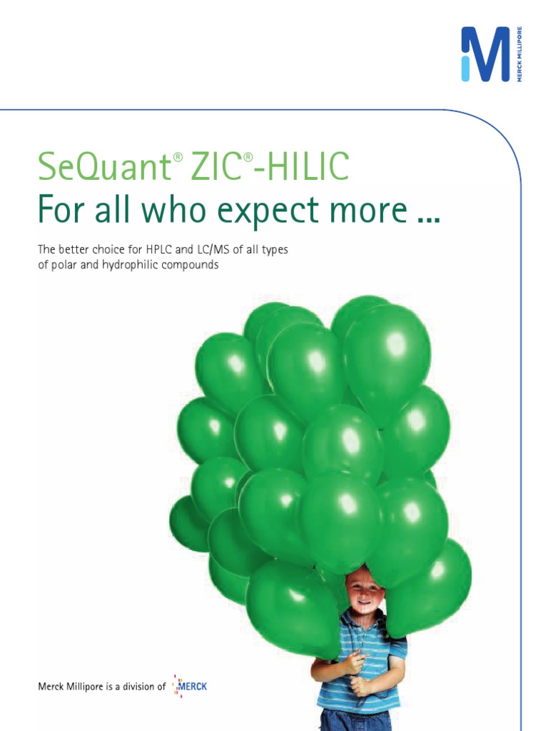 MERC120163 w288110 MM Sequant Zic Hilic Low | PDF | Chromatography | Physical Chemistry