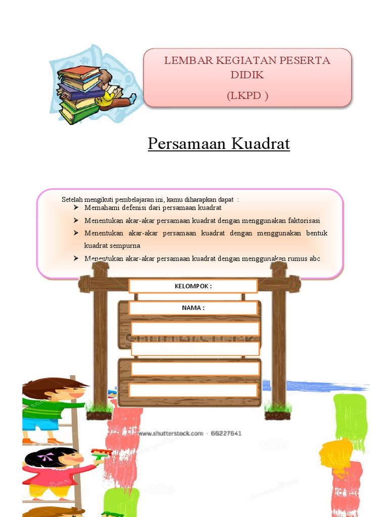 LKPD Persamaan Kuadrat | PDF