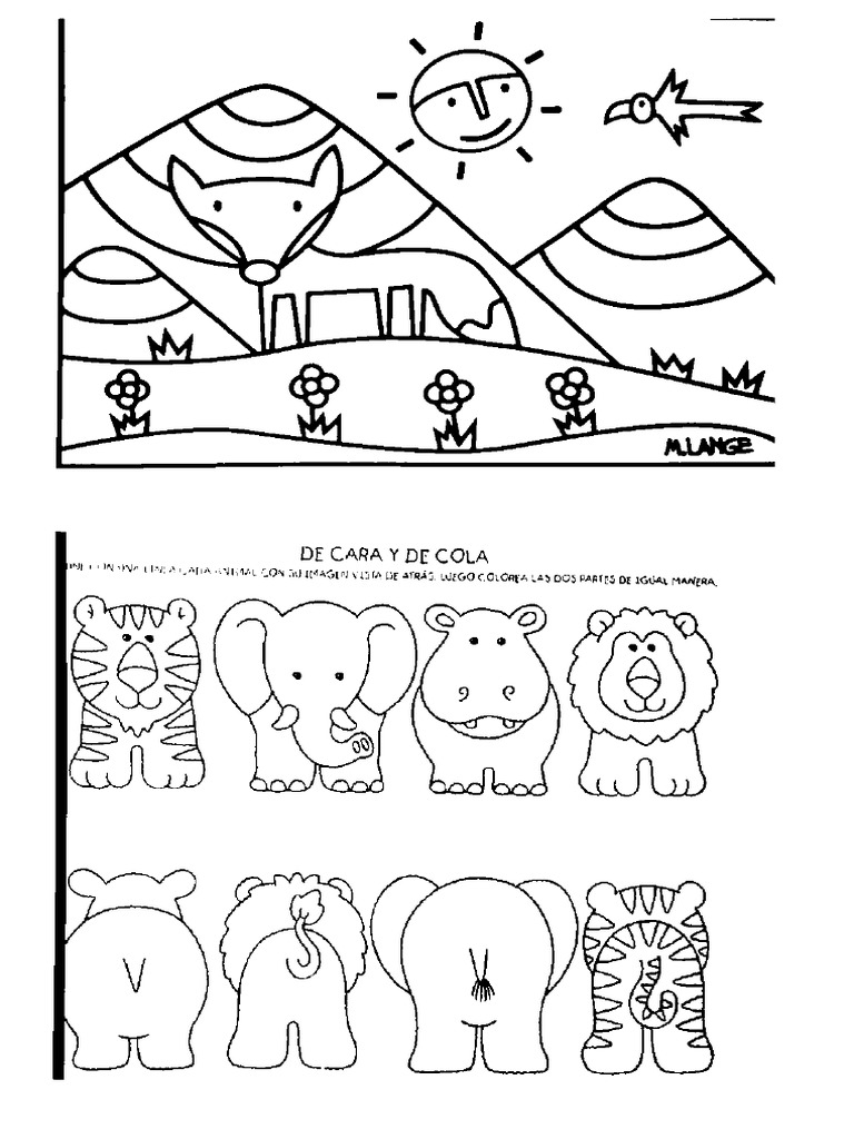 Colorear Animales | PDF