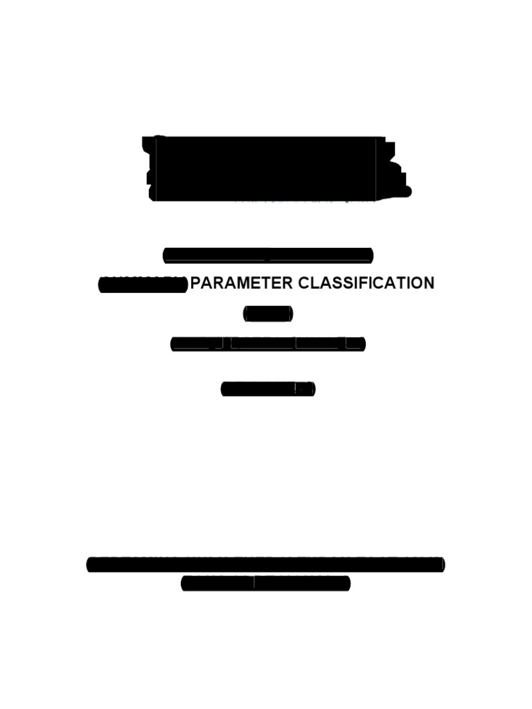 Klasifikasi Parameter | PDF