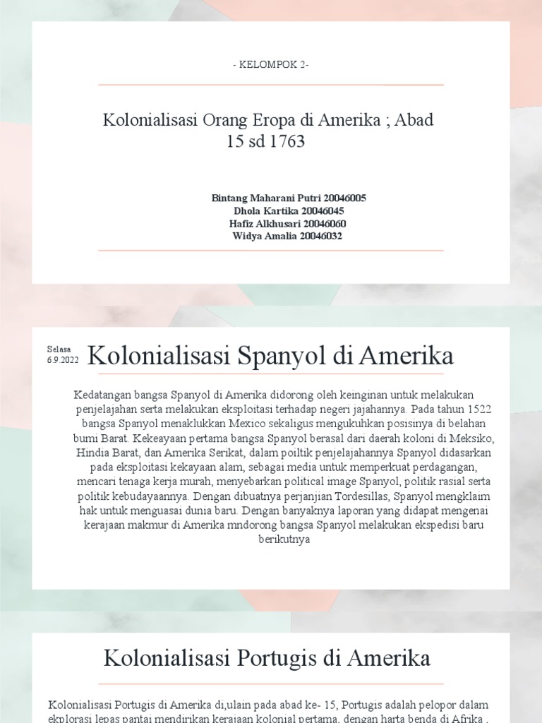 K.2 Sej. Amerika | PDF