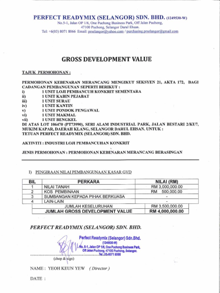 Lain - Lain - Borang GDV | PDF