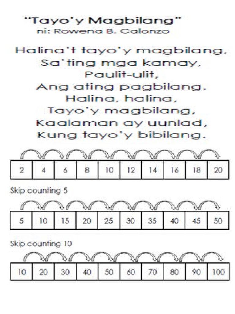 Skip Counting by 5 | PDF