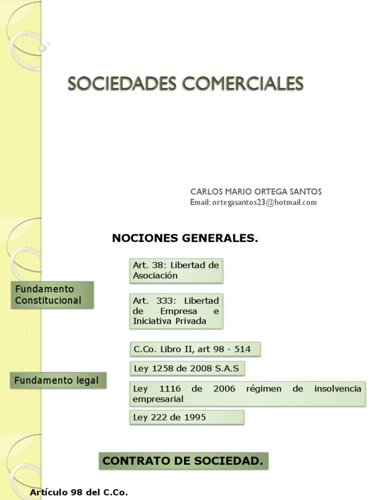 SOCIEDADES | PDF | Compartir (Finanzas) | Sociedad de responsabilidad limitada
