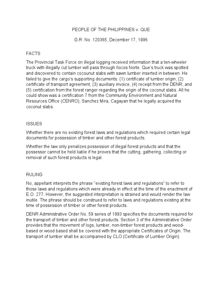 Legal Requirements for Timber Transport | PDF | Lumber | Public Law