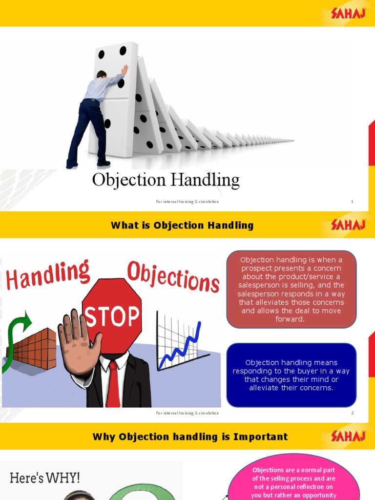 Objection Handling | Download Free PDF | Sales | Business