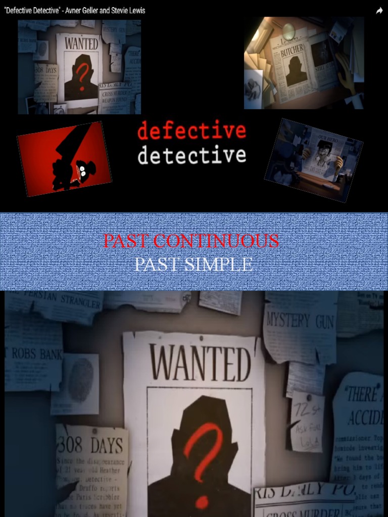 PAST CONTINUOUS AND PAST SIMPLE DETECTIVE STORY | PDF