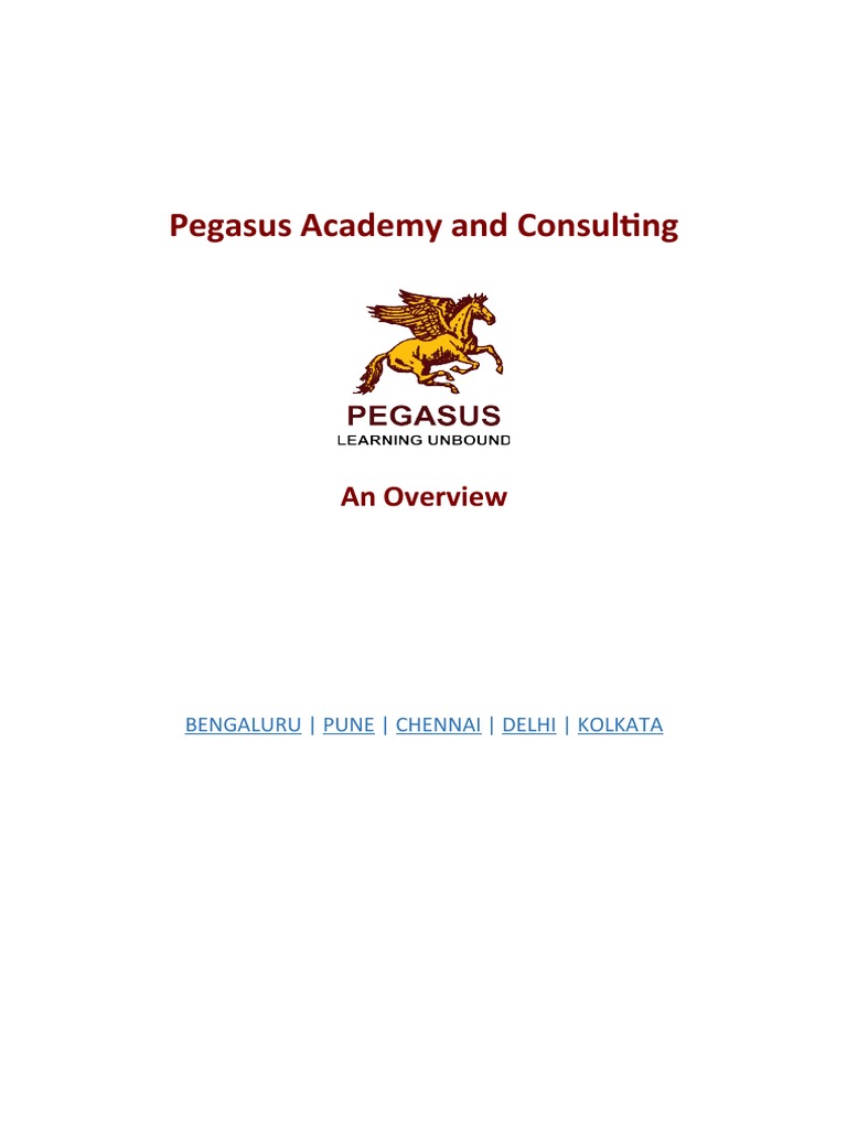 Pegasus Overview | PDF | Learning | Experience