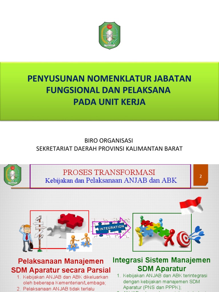Teknis Penyusunan Nomenklatur Jabatan | PDF