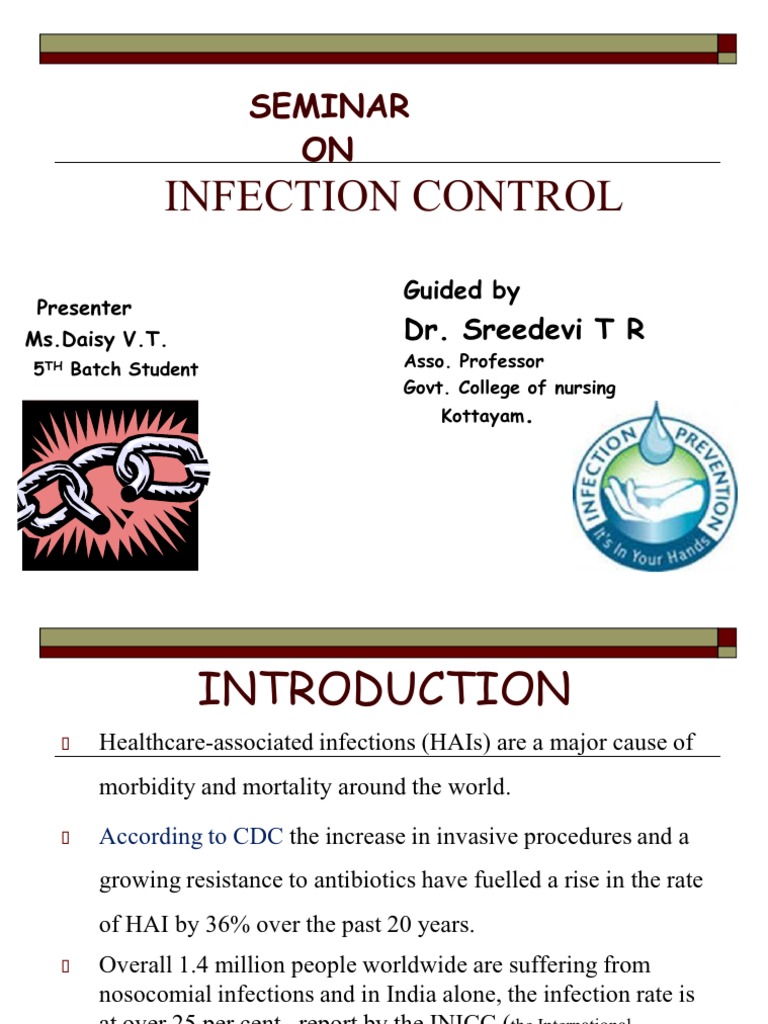 Seminar On Infetion Control | PDF | Infection Control | Hospital ...