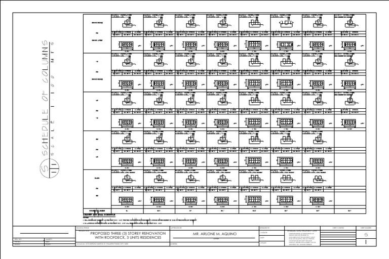 COLUMN Schedule 1 | PDF