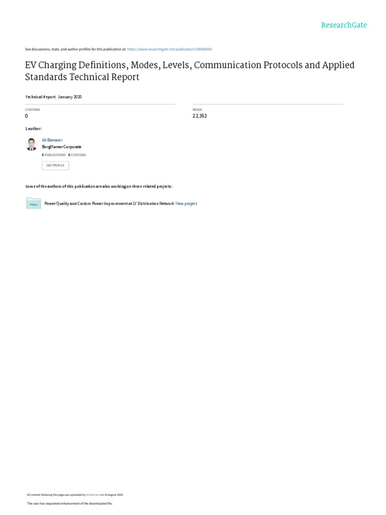 EV Charging Basic Info | PDF | Electric Power | Electricity