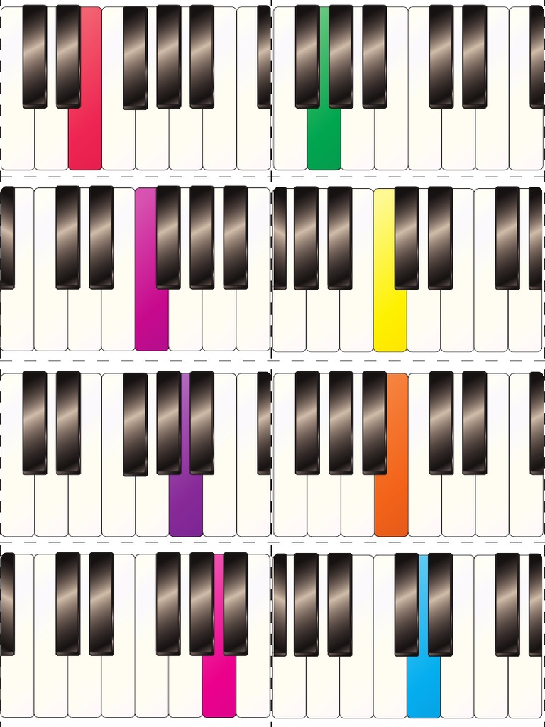Pianokeys FlashCARDS | PDF